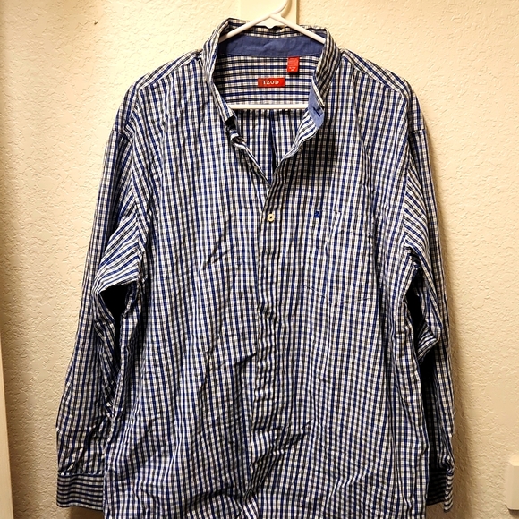 Izod | Shirts | Izod Blue Button Down Long Sleeve Shirt | Poshmark